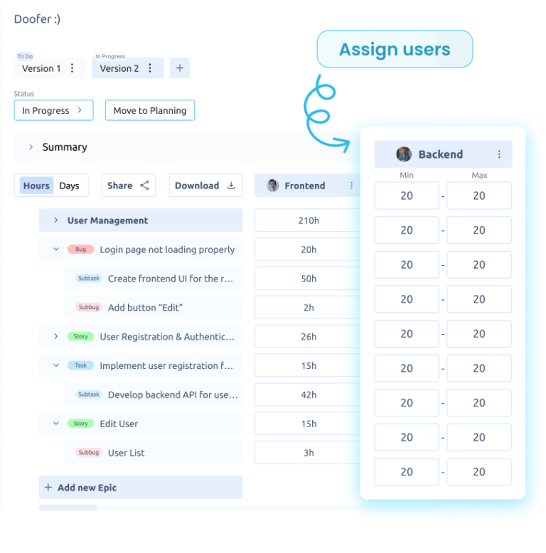 How to estimate hours on a project | Doofer